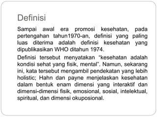 Kesehatan masyarakat | PPT | Free Download