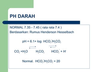 Keseimbangan asam basa dalam tubuh | PPT