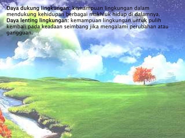 Keseimbangan lingkungan | PPTX