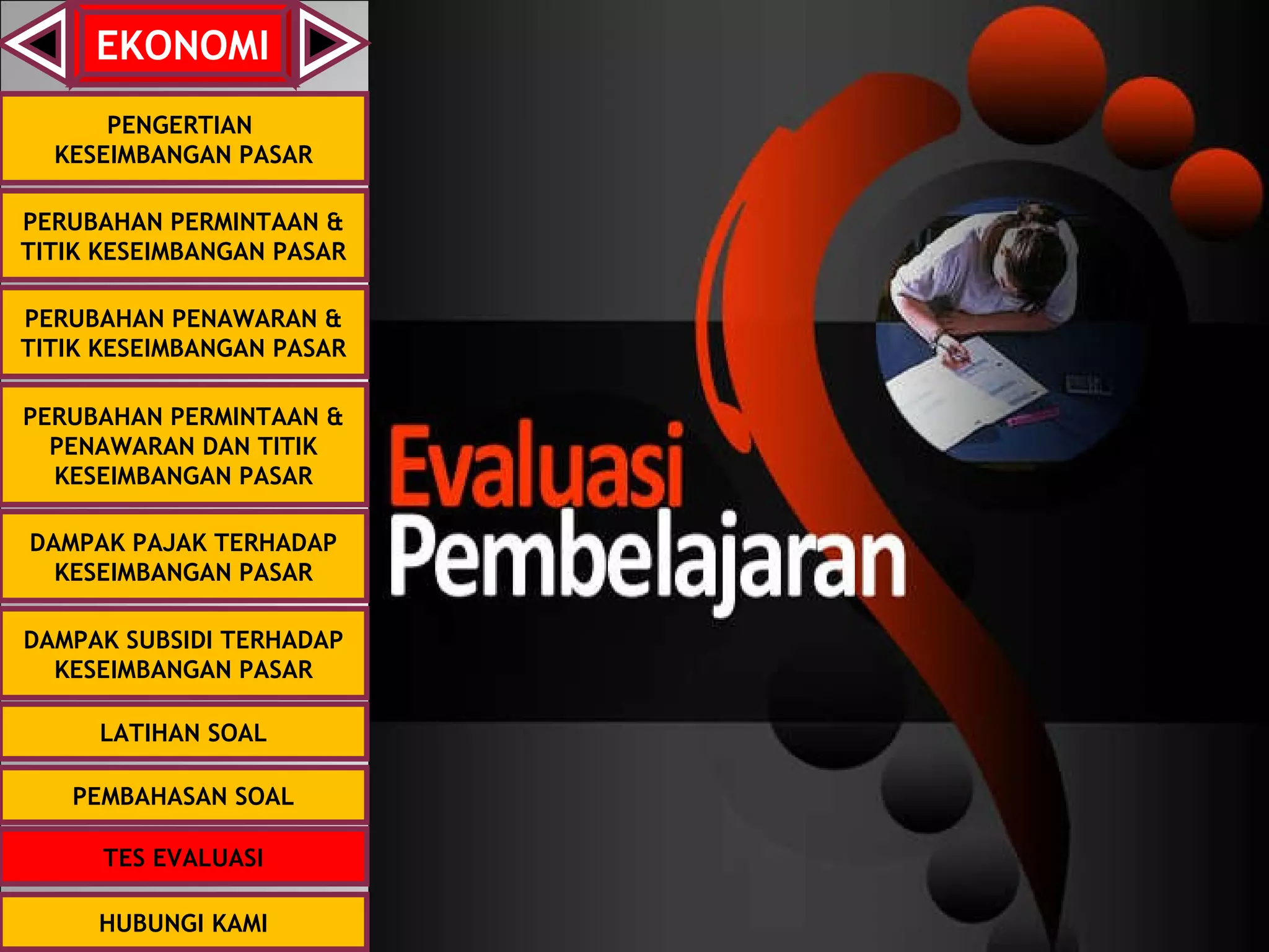 Keseimbangan pasar (market equilibrium) | PPS