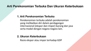 Keseimbangan Perekonomian Terbuka | PPTX