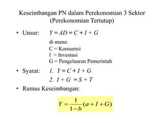 Keseimbangan Pendapatan Nasional | PPTX