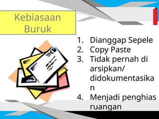 materi Kesekretariatan dan persuratan dalam organisasi.pptx