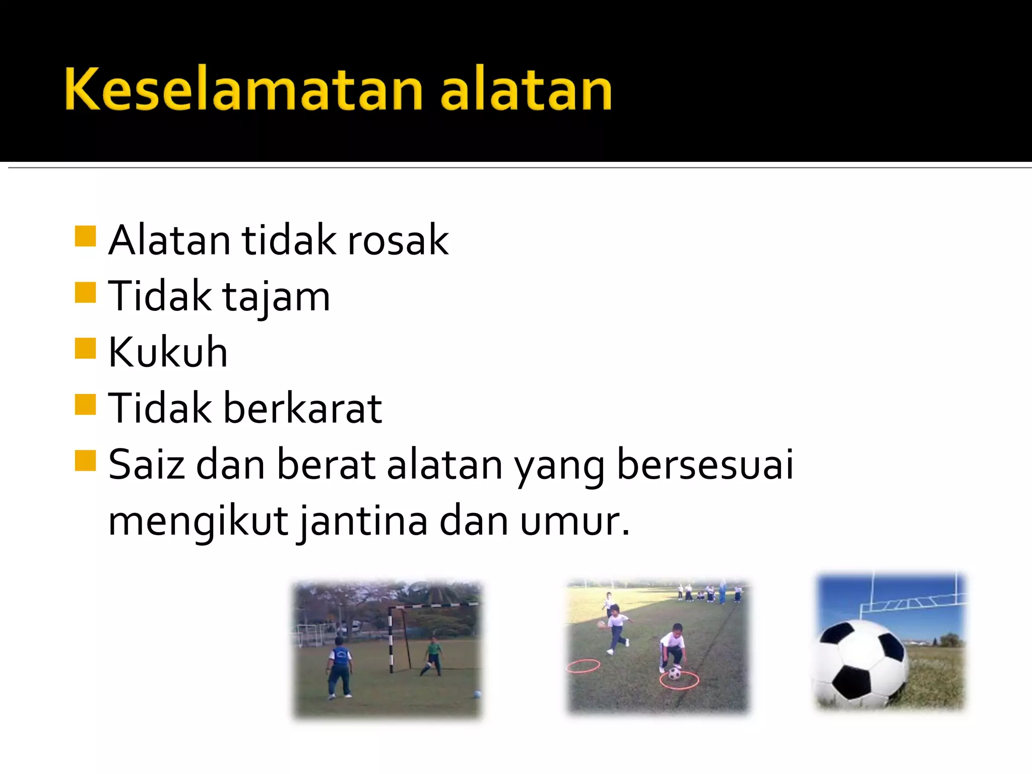 Keselamatan dalam bersukan | PPT