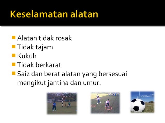 Keselamatan dalam bersukan | PPT