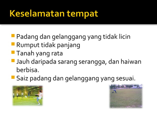 Keselamatan dalam bersukan | PPT