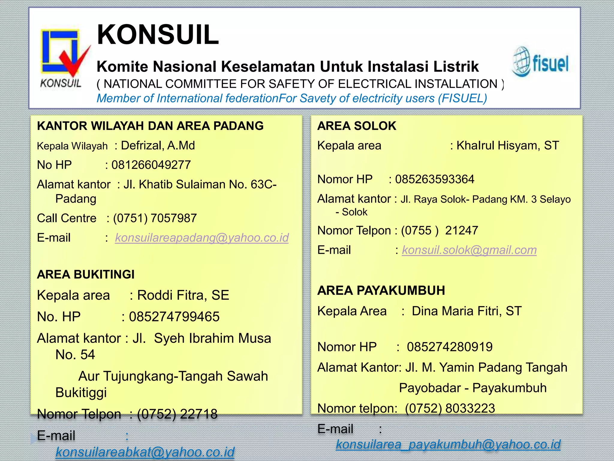 Keselamatan Instalasi Listrik | PPTX