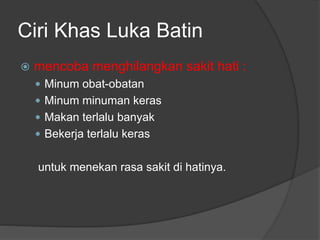 Kesembuhan Luka Batin | PPTX