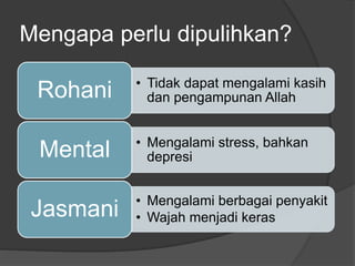 Kesembuhan Luka Batin | PPTX