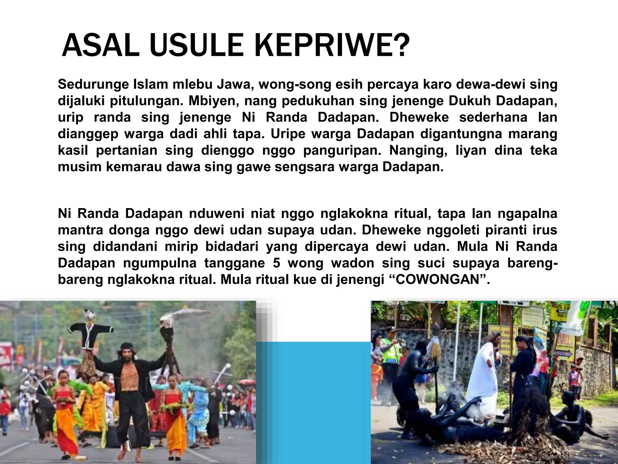 Kesenian Banyumas - Cowongan Banyumasan | PPTX