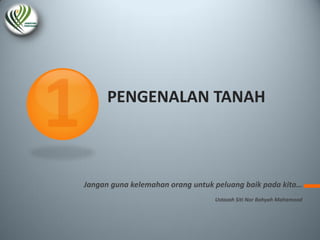 KESESUAIAN TANAH DAN PENGURUSAN PEMBAJAAN | PDF