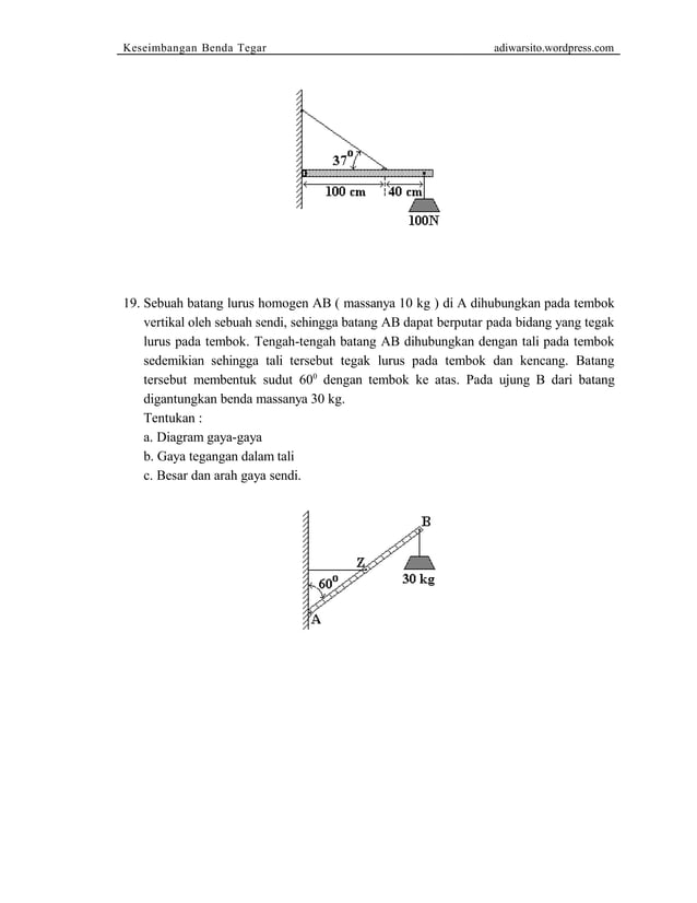 Kesetimbangan benda-tegar(1) | DOC