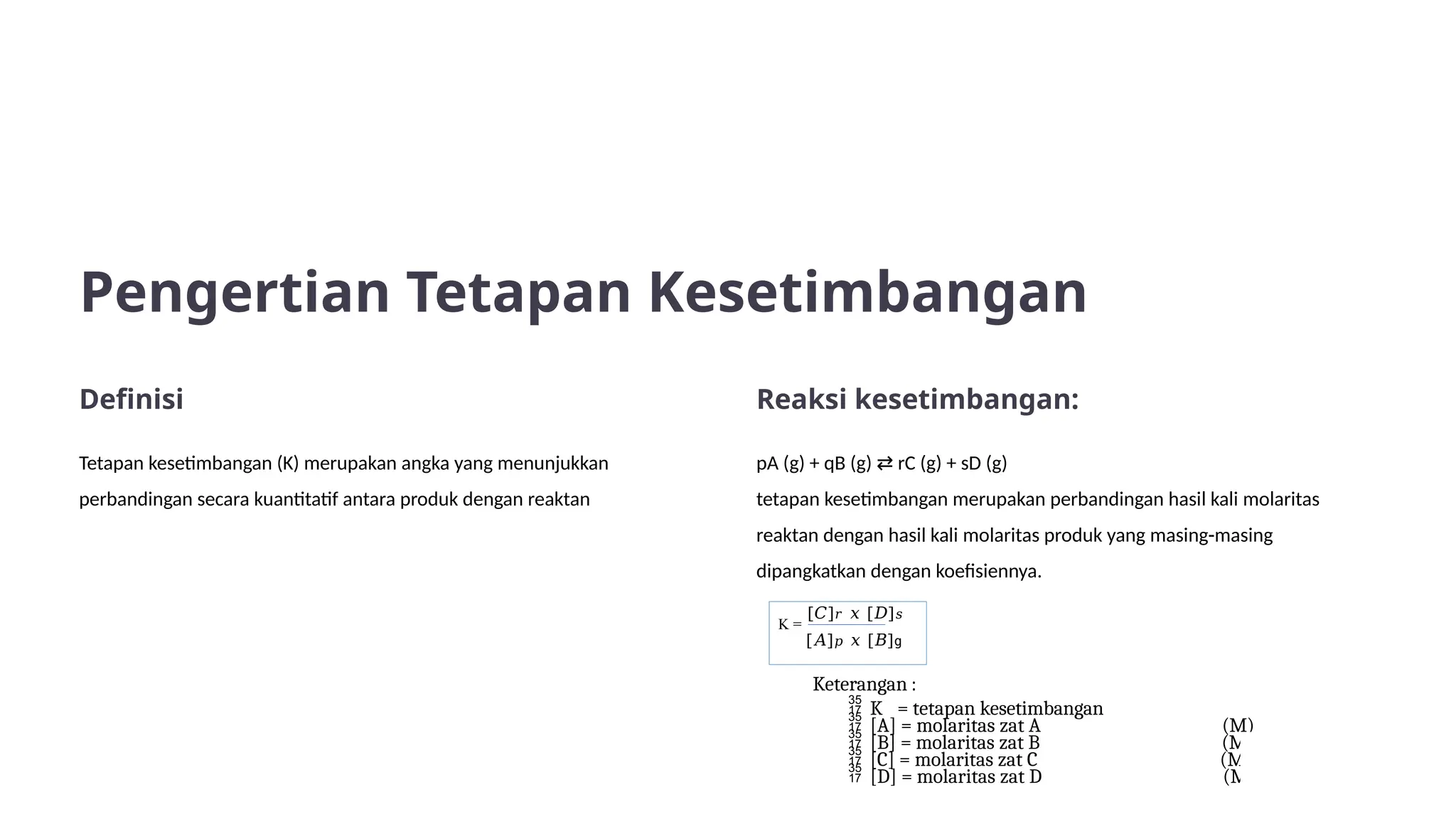 Kesetimbangan-Kimia kelas 11 Kc, Kp.pptx