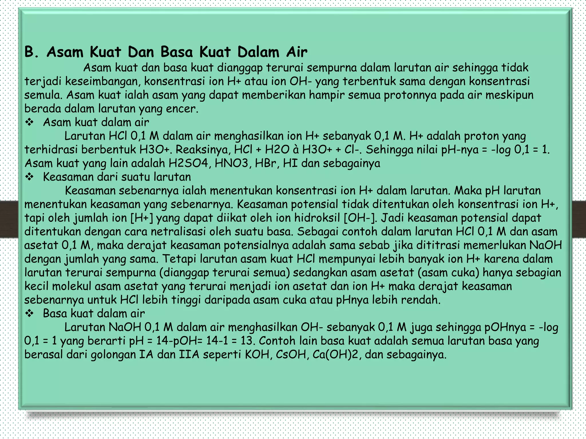 Kesetimbangan asam basa KLP.8 | PPTX