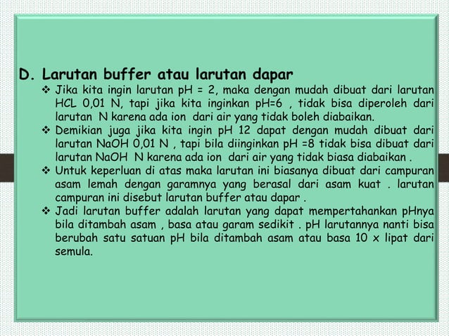 Kesetimbangan asam basa KLP.8 | PPTX