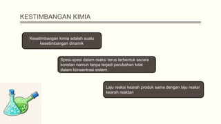 KONSEP KESETIMBANGAN KIMIA-MATERI KIMIA KELAS XI | PPTX