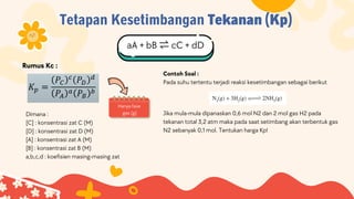 Kesetimbangan Kimia SMA Kelas 11 Semester 2 | PDF