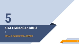 Kesetimbangan Kimia - Kimia Dasar | PPTX