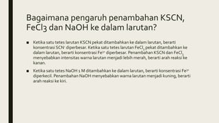 Kesetimbangan kimia [autosaved] | PPTX