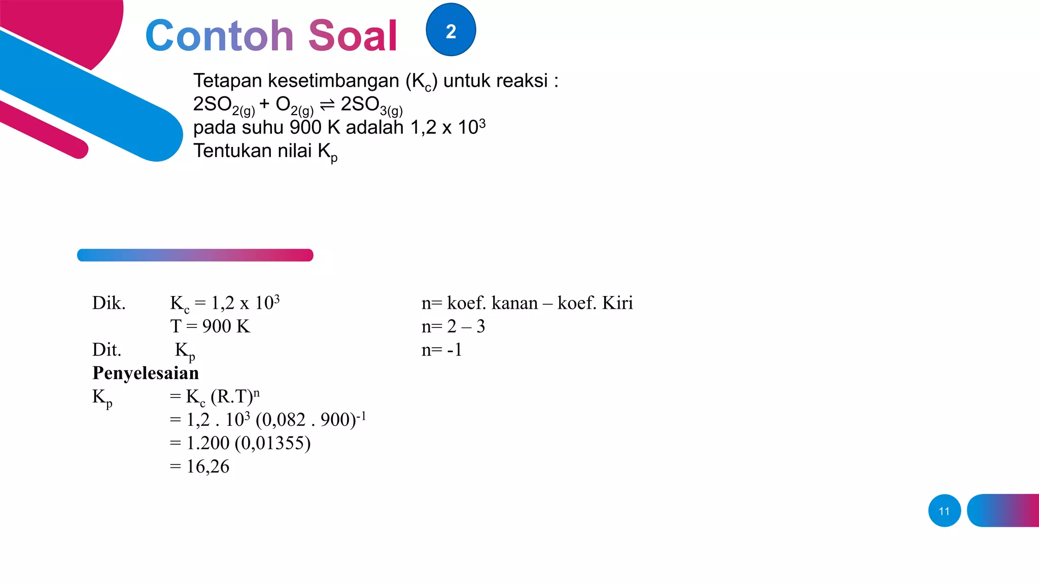 Kesetimbangan kimia pptt | PPTX