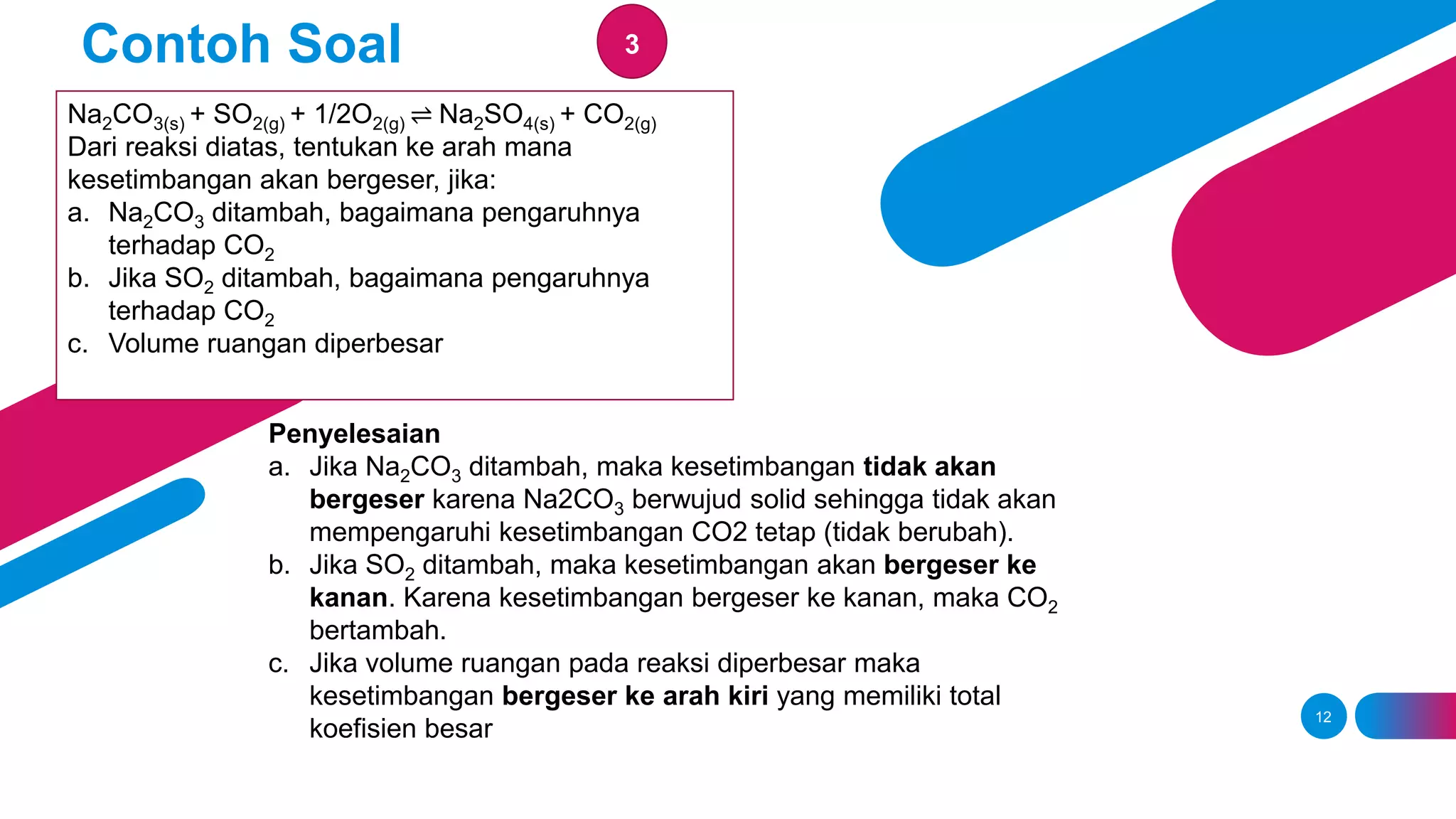 Kesetimbangan kimia pptt | PPTX
