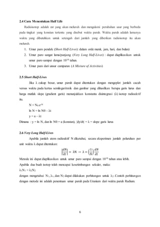 Kesetimbangan radioaktif riska | DOCX