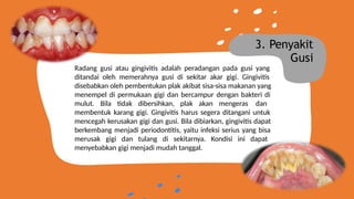 Kesehatan gigi dan mulut pada lansia sehari hari | PPTX
