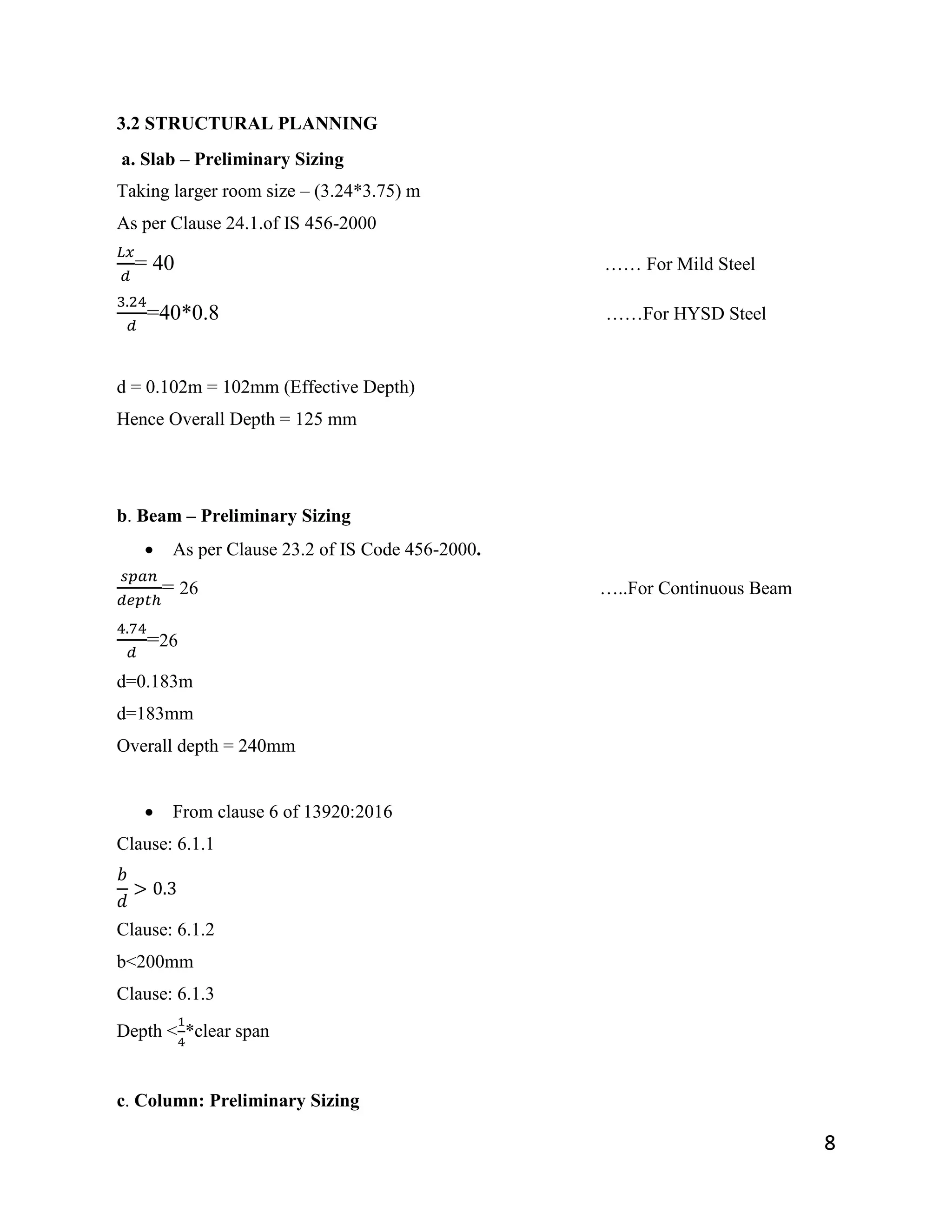 Design of G+4 residential building ||Major project || | PDF