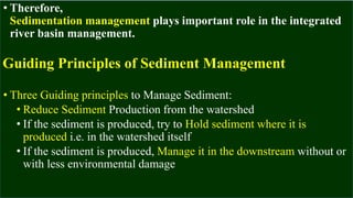 SWaRMA_IRBM_Module6_#4, Sediment management including landslide and ...