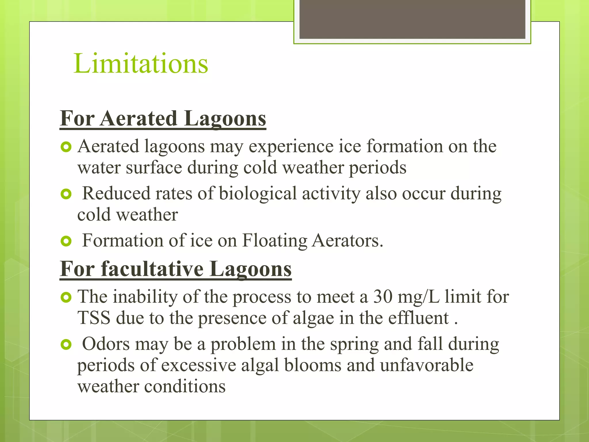 oxidation ponds & Lagoons | PPTX