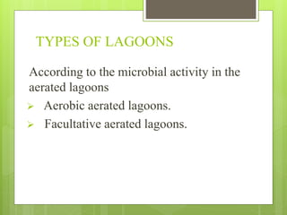 oxidation ponds & Lagoons | PPTX