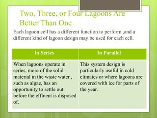 oxidation ponds & Lagoons | PPTX