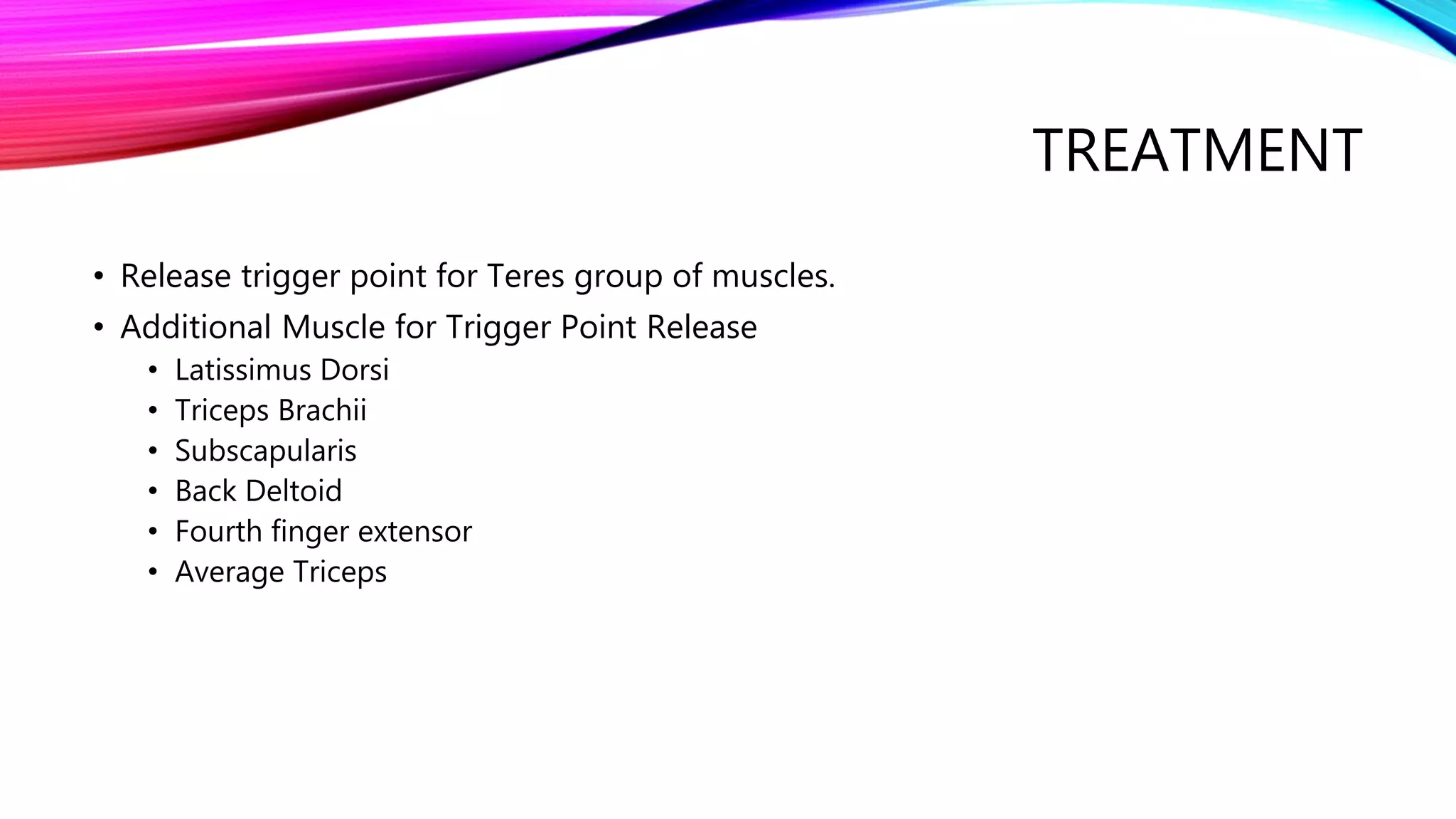 Teres Major and Minor Pain | PPTX