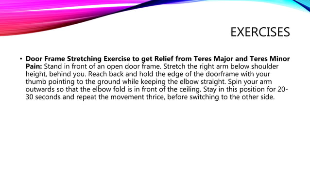 Teres Major and Minor Pain | PPTX