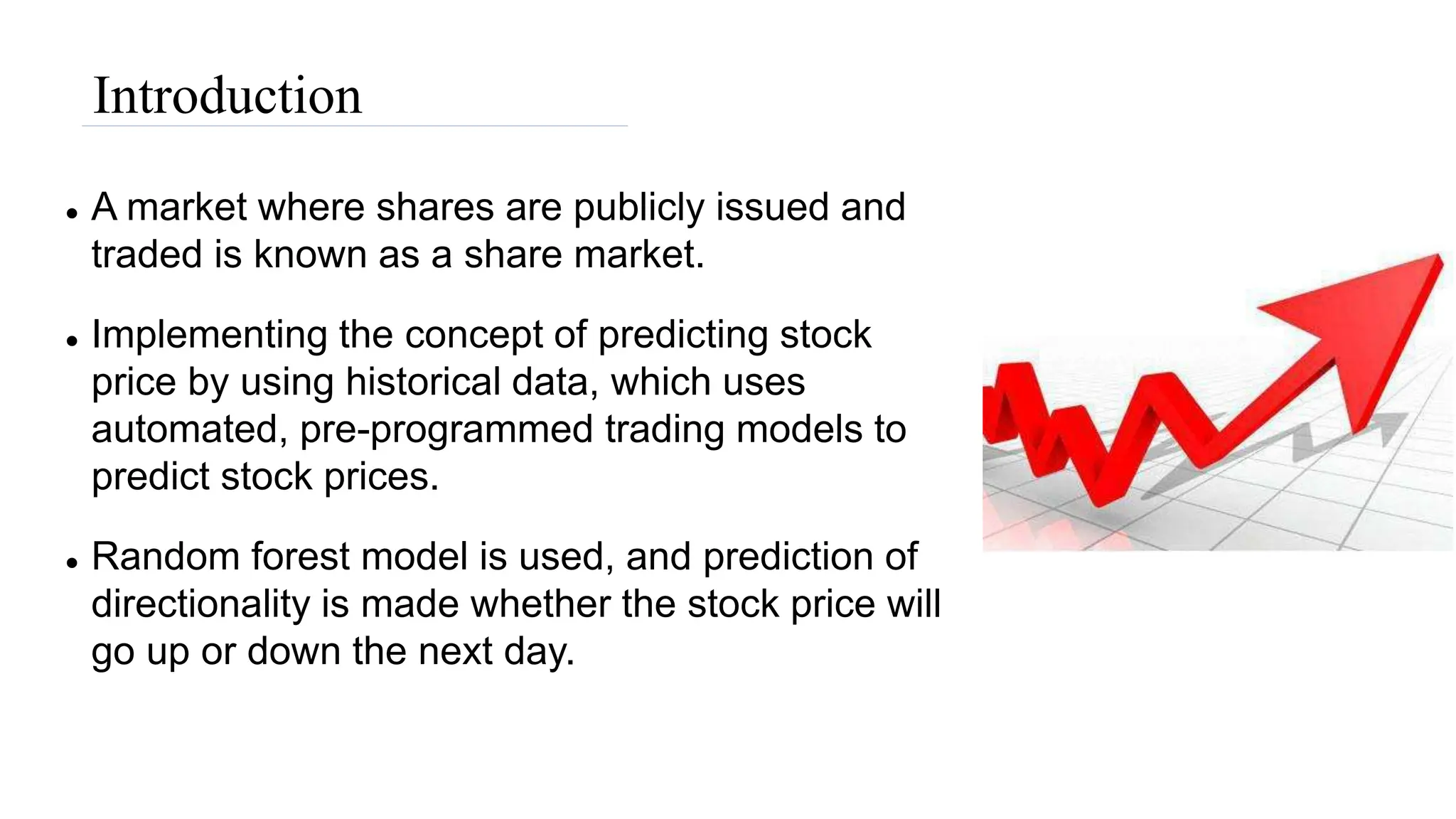 stock market prediction project powerpoint | PPTX