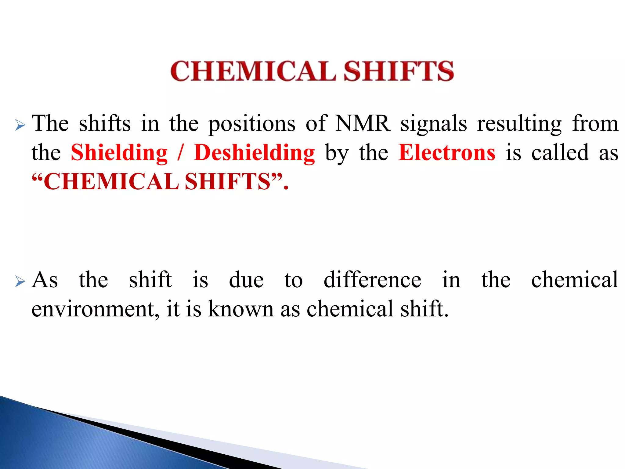 Chemical Shift & Factors Affecting Chemical Shift | PPTX