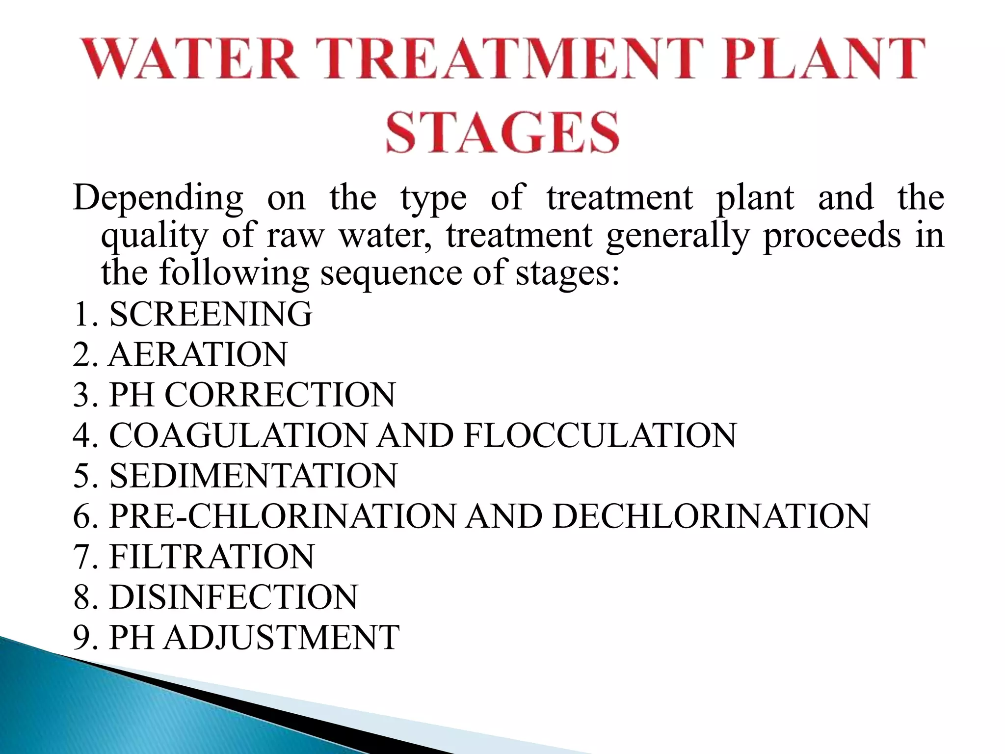 PURIFICATION AND TREATMENT OF WATER | PPTX