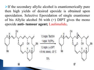 Katsuki Sharpless Asymmetric Epoxidation and its Synthetic Applications ...