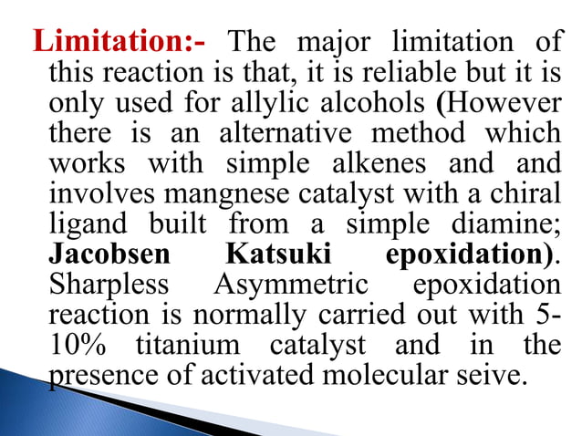 Katsuki Sharpless Asymmetric Epoxidation and its Synthetic Applications ...