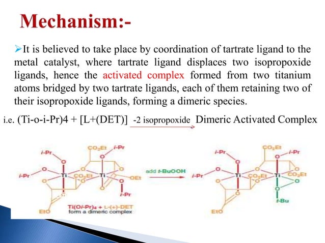 Katsuki Sharpless Asymmetric Epoxidation and its Synthetic Applications ...