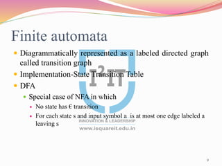 Regular Expressions To Finite Automata | PPT