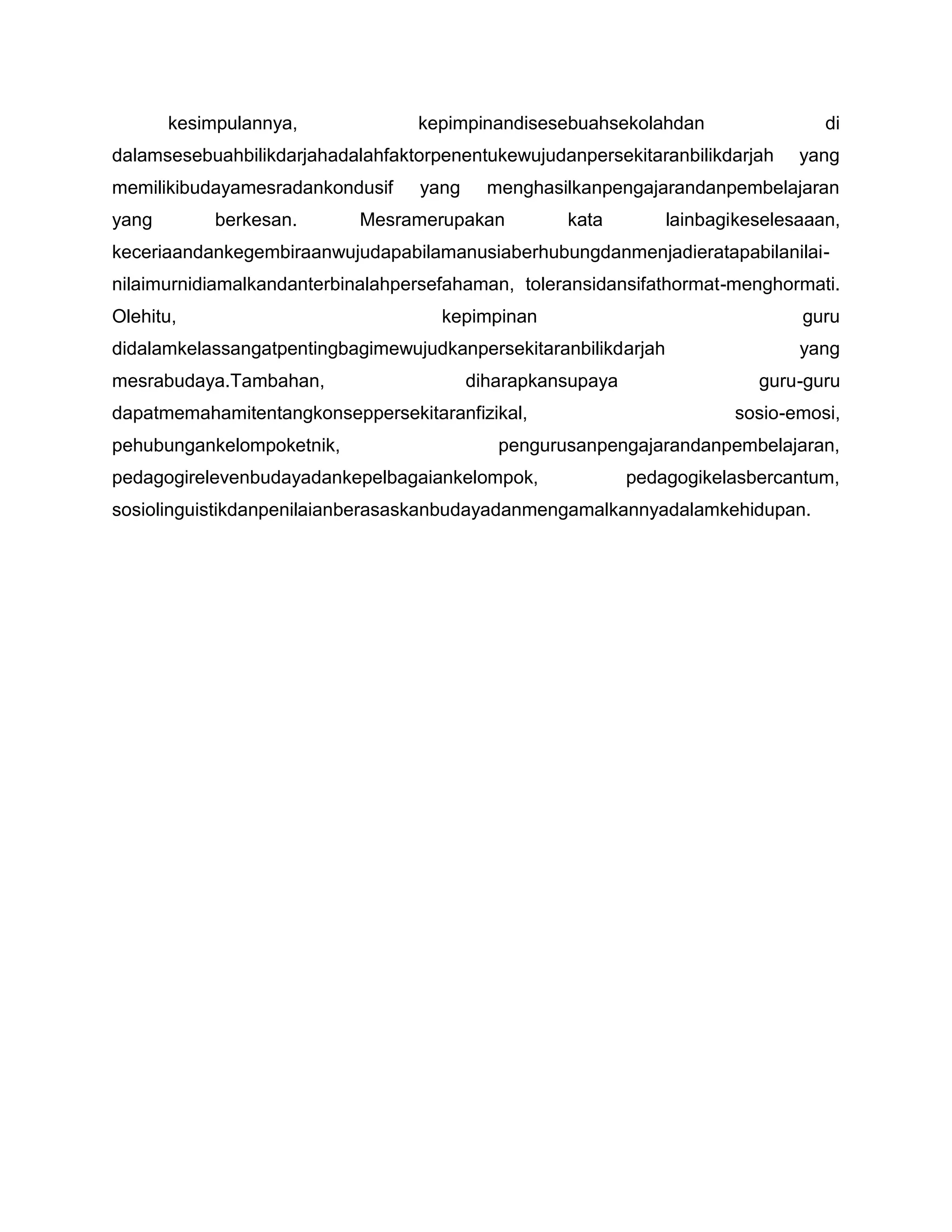 Kesimpulannya utk masni | PDF