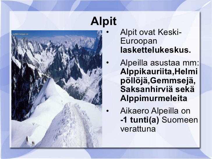 Keski eurooppa Keski eurooppa