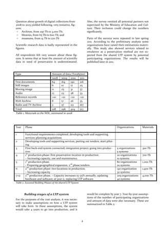 Costs and Benefits of a Shared Digital Long-Term Preservation System | PDF