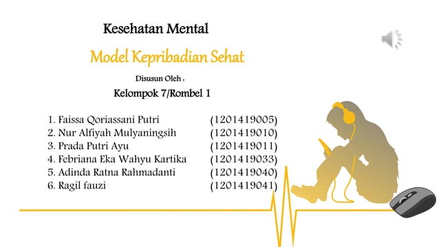 Model Keperibadian Sehat | PPTX