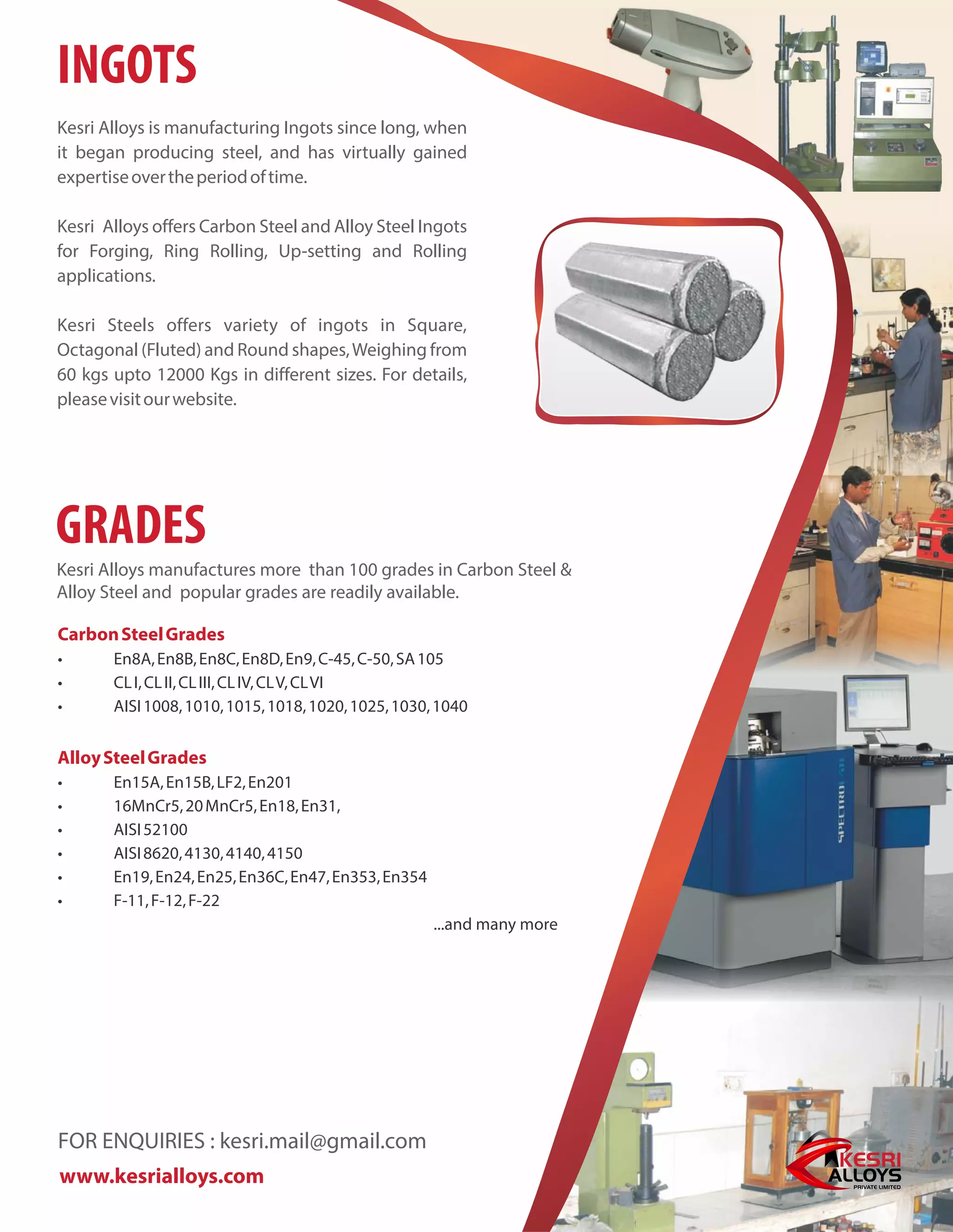Kesri alloys brochure | PDF