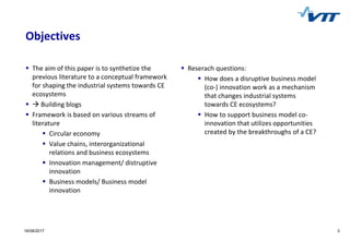 Exploring disruptive business model innovation for the Circular Economy ...