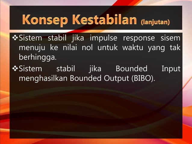 Kestabilan absolut | PPTX