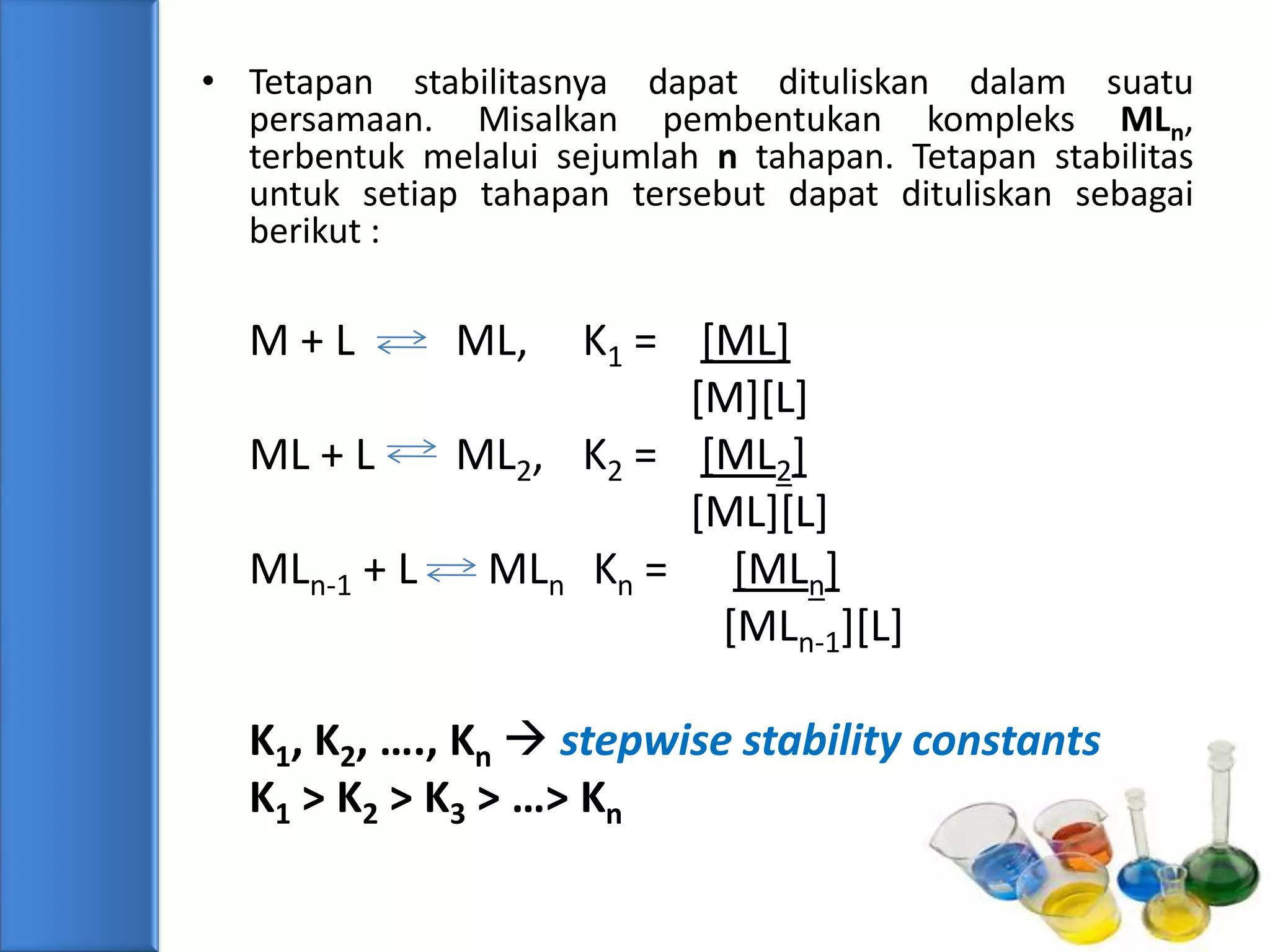 Kestabilan ion kompleks | PPTX