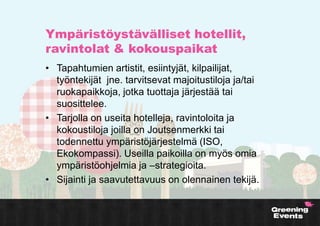 Kestävät hankinnat. Elina Levula | PPT